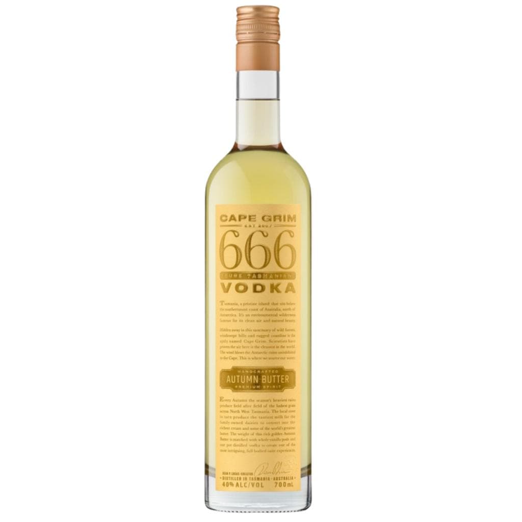 CAPE GRIM 666 AUTUMN BUTTER VODKA 40% 700ML – The Wine Providore