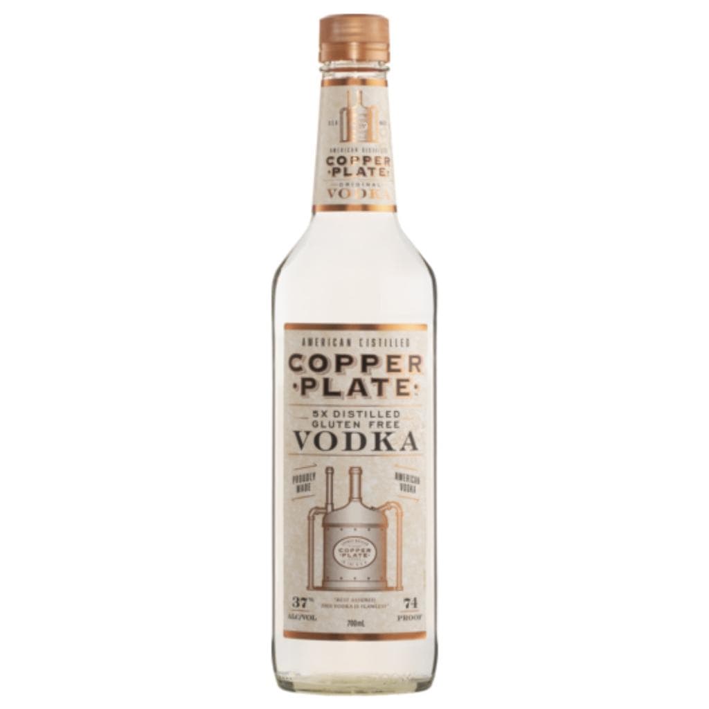 COPPER PLATE VODKA 37% 700ML – The Wine Providore