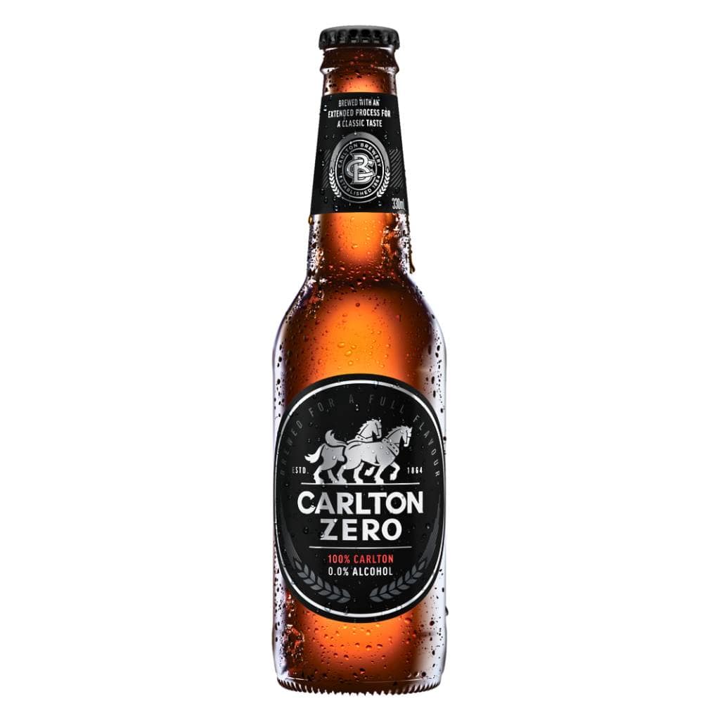 Carlton Zero Non Alcoholic Beer 0% 330ml (6 Pack) – The Wine Providore