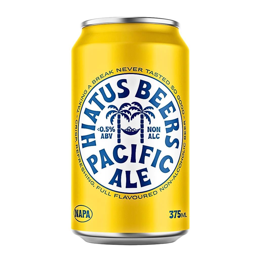 Hiatus Beers Non Alcoholic Pacific Ale 0.5% 375ml (4 Pack) – The Wine ...