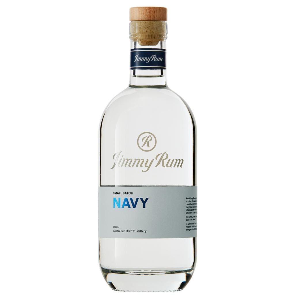 PERSONALISED JIMMYRUM NAVY 57.15% 700ML – The Wine Providore