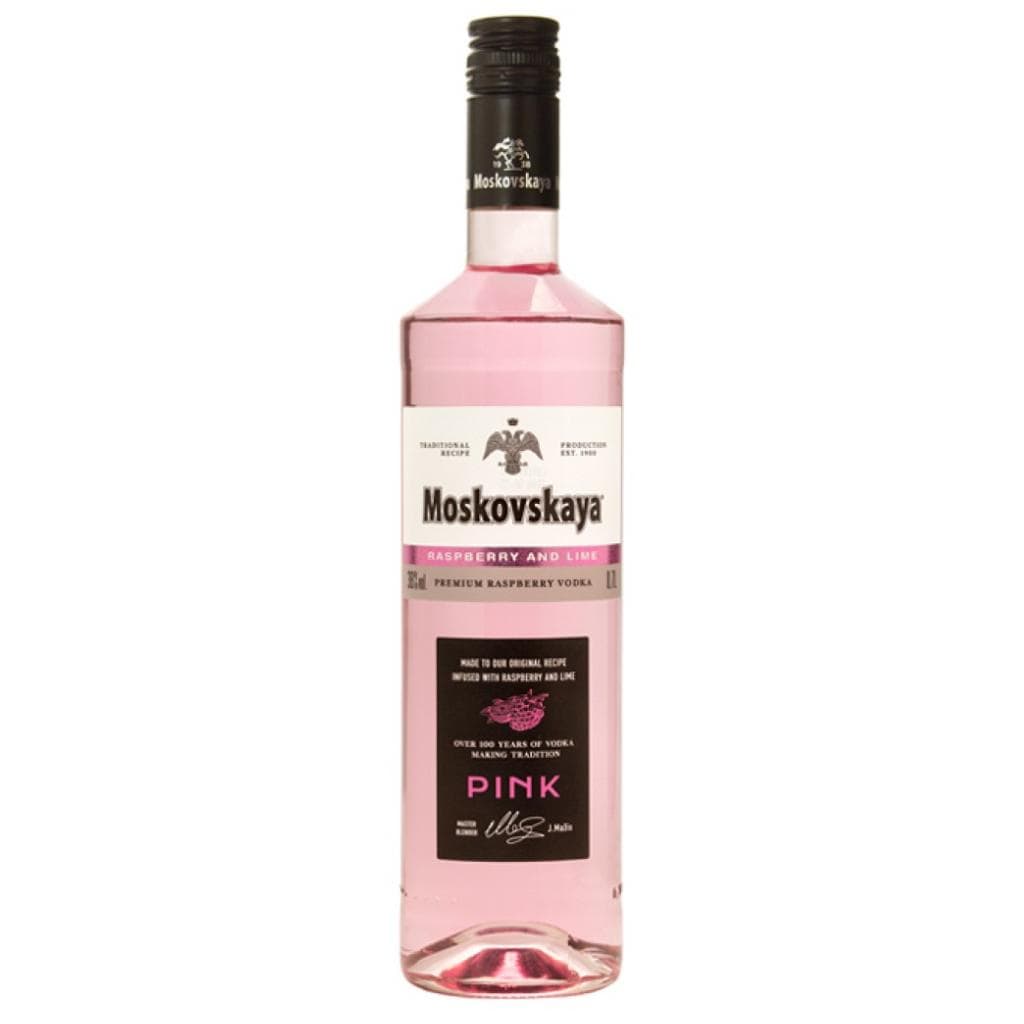 MOSKOVSKAYA PINK VODKA 38% 700ML – The Wine Providore
