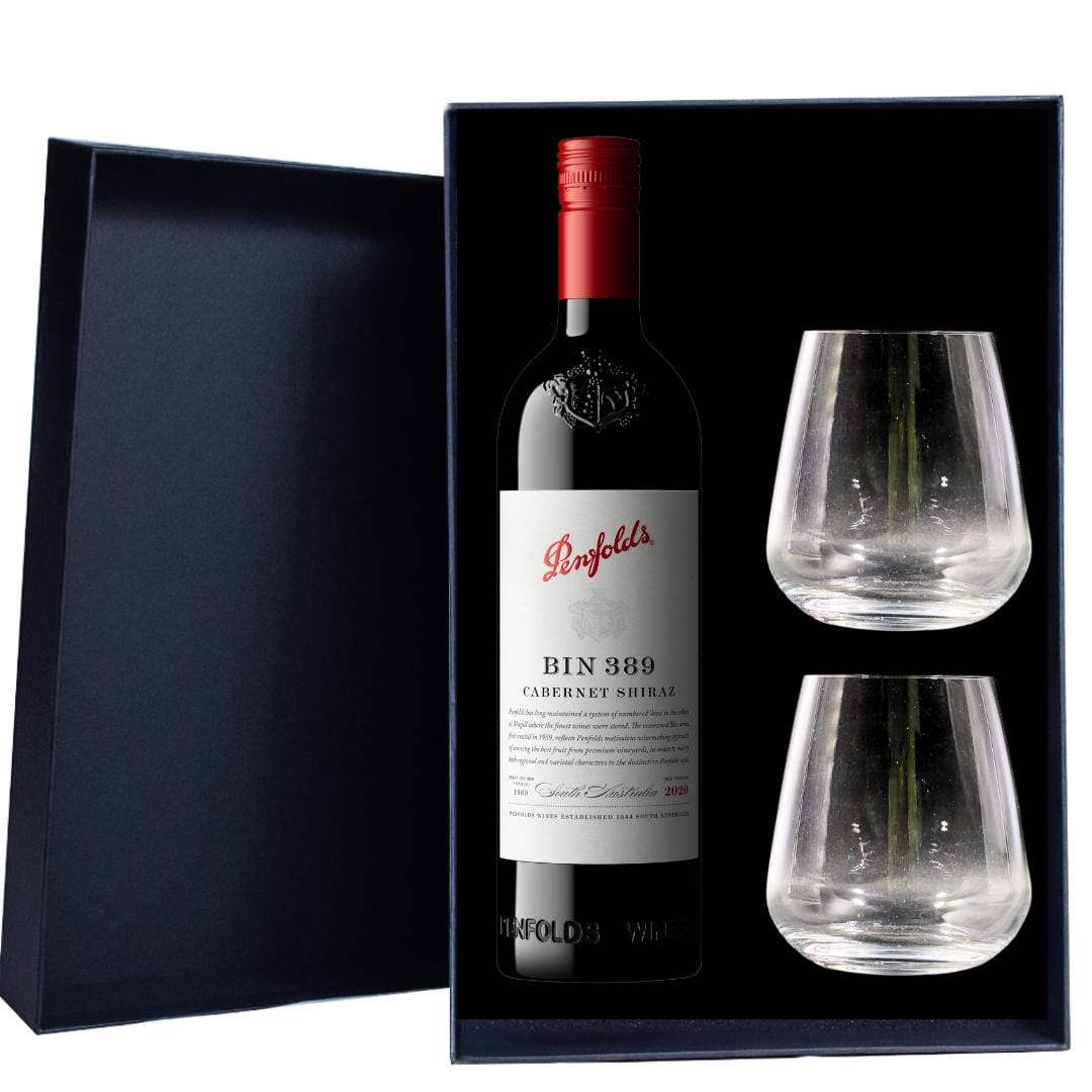 Personalised Penfolds Bin 389 Cabernet Sauvignon Shiraz Gift Hamper in ...