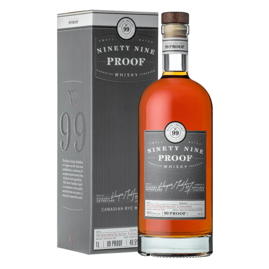 WAYNE GRETZKY 99 PROOF SMALL BATCH CANADIAN WHISKY 49.5% 1LT – The Wine ...