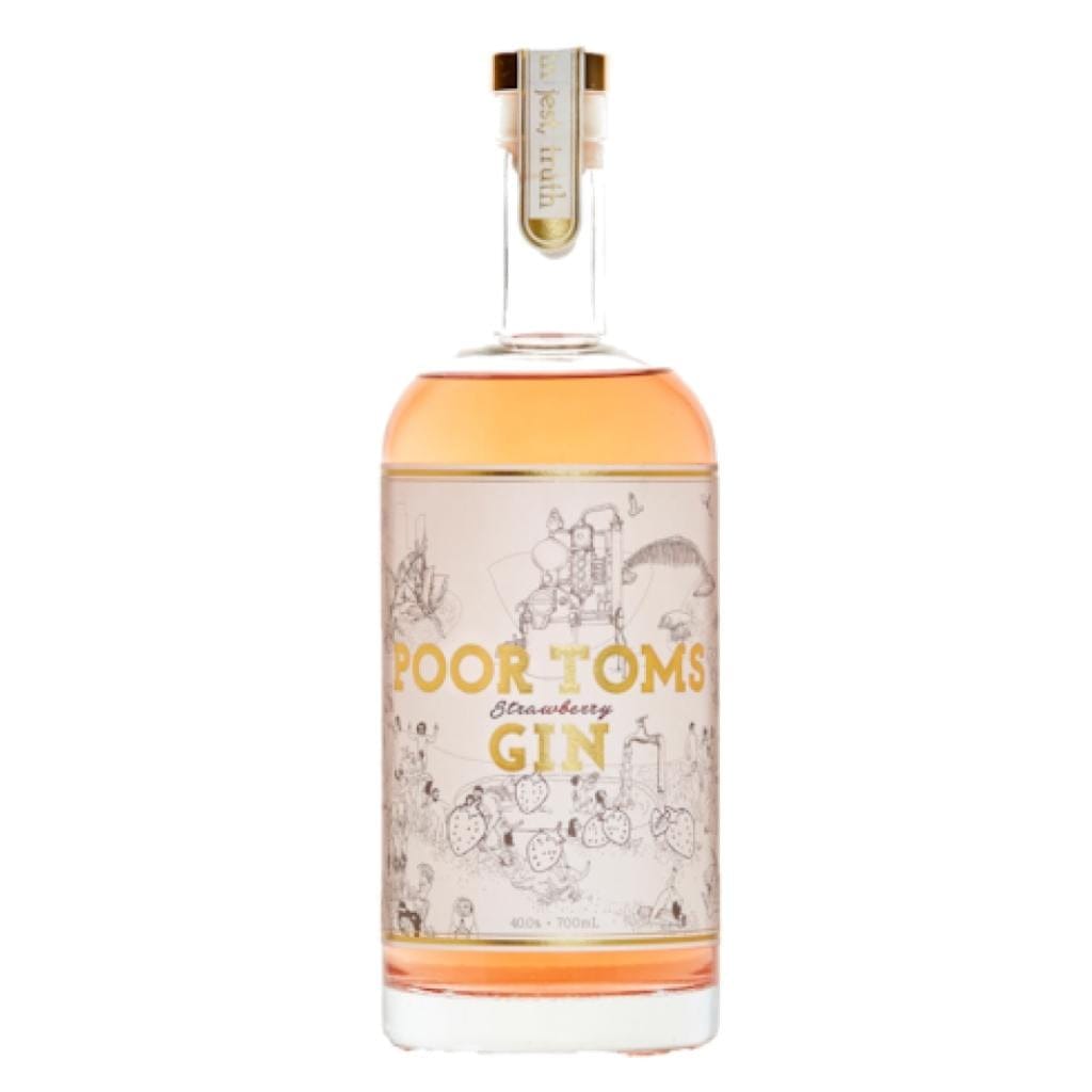 POOR TOMS STRAWBERRY GIN 700ML – The Wine Providore