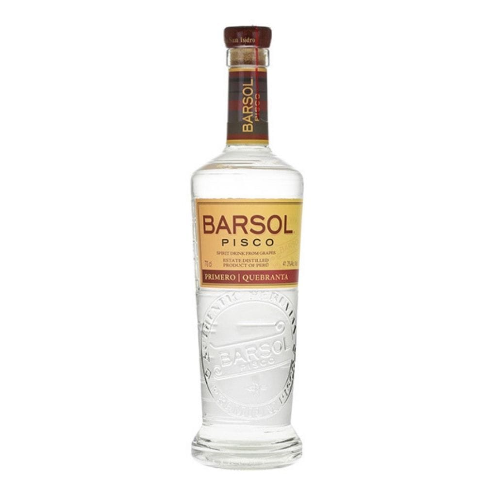 Barsol Quebranta Pisco 41.3% 700ml – The Wine Providore