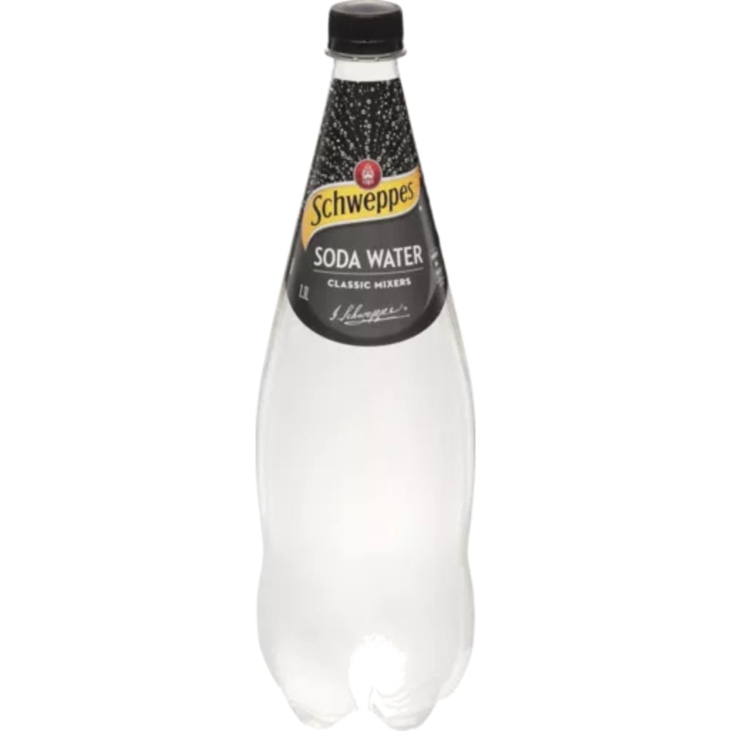 SCHWEPPES SODA WATER 1.1LT - The Wine Providore